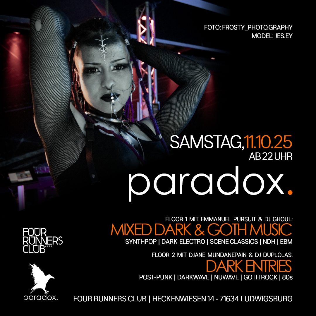 paradox Ludwigsburg - All Styles of Gothic (Floor 1) + Dark Entries ...